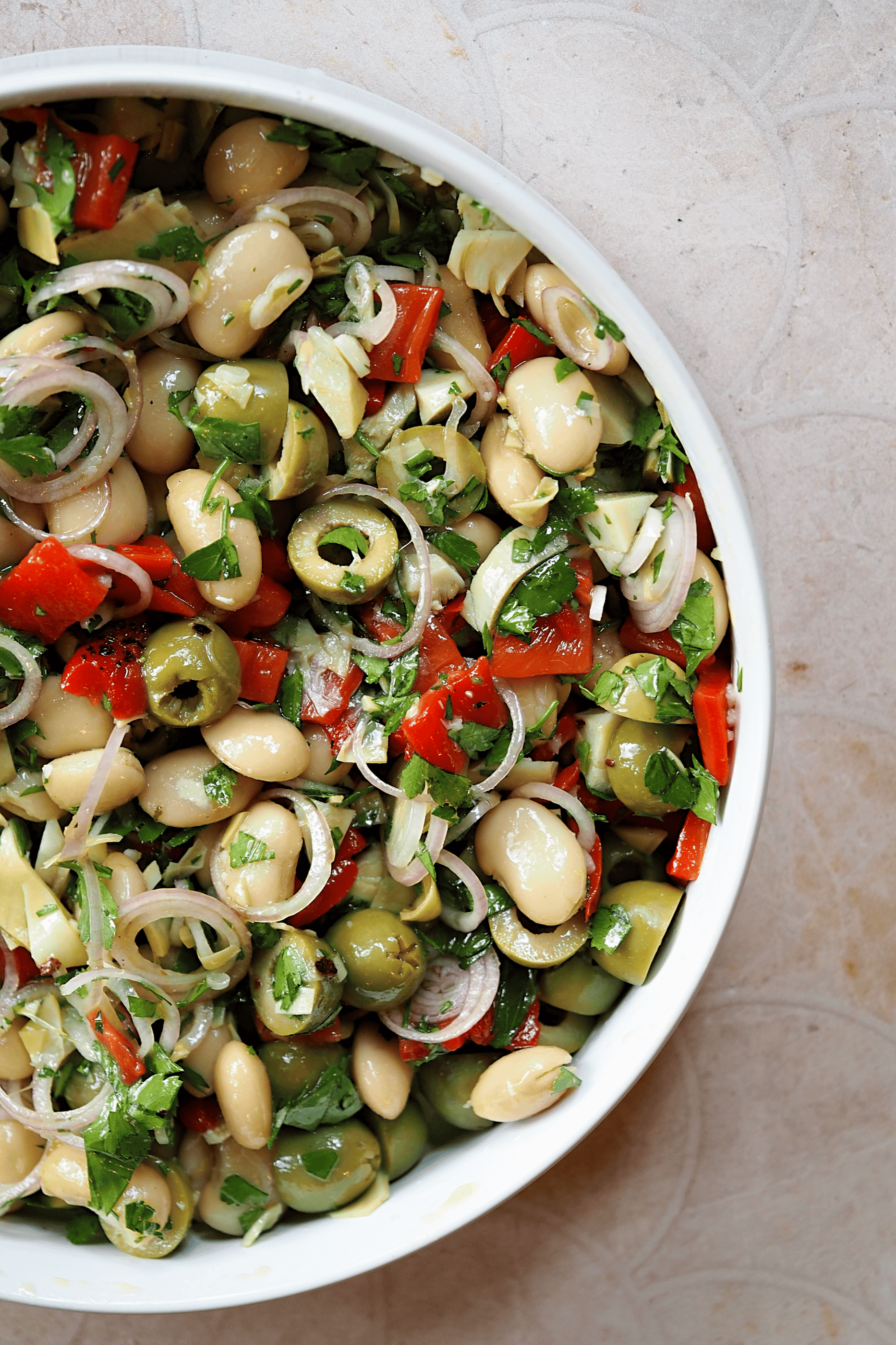 Deli-Style Marinated Beans – But First, Food