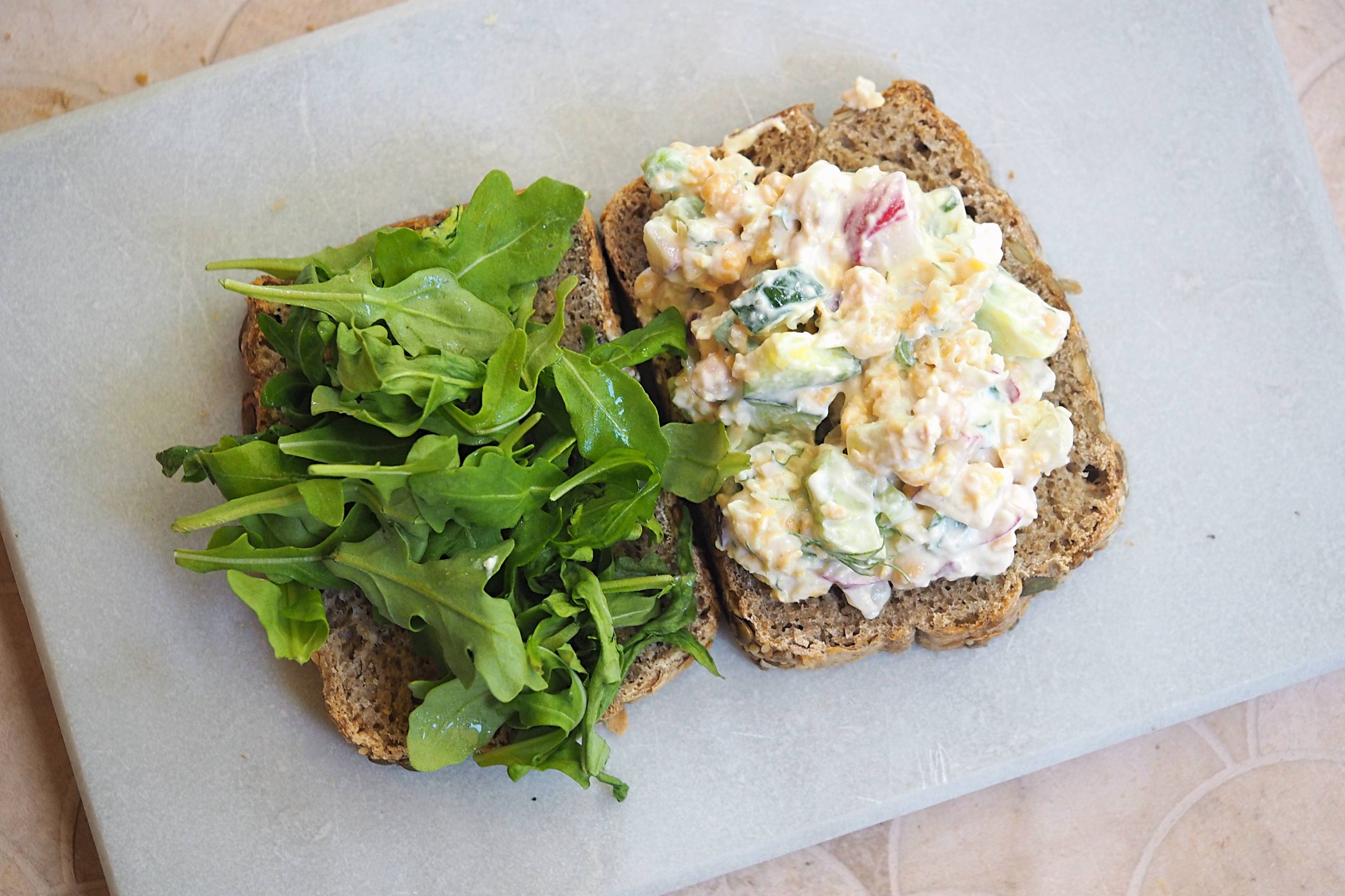 Chickpea Salad Sandwich Filling – But First, Food