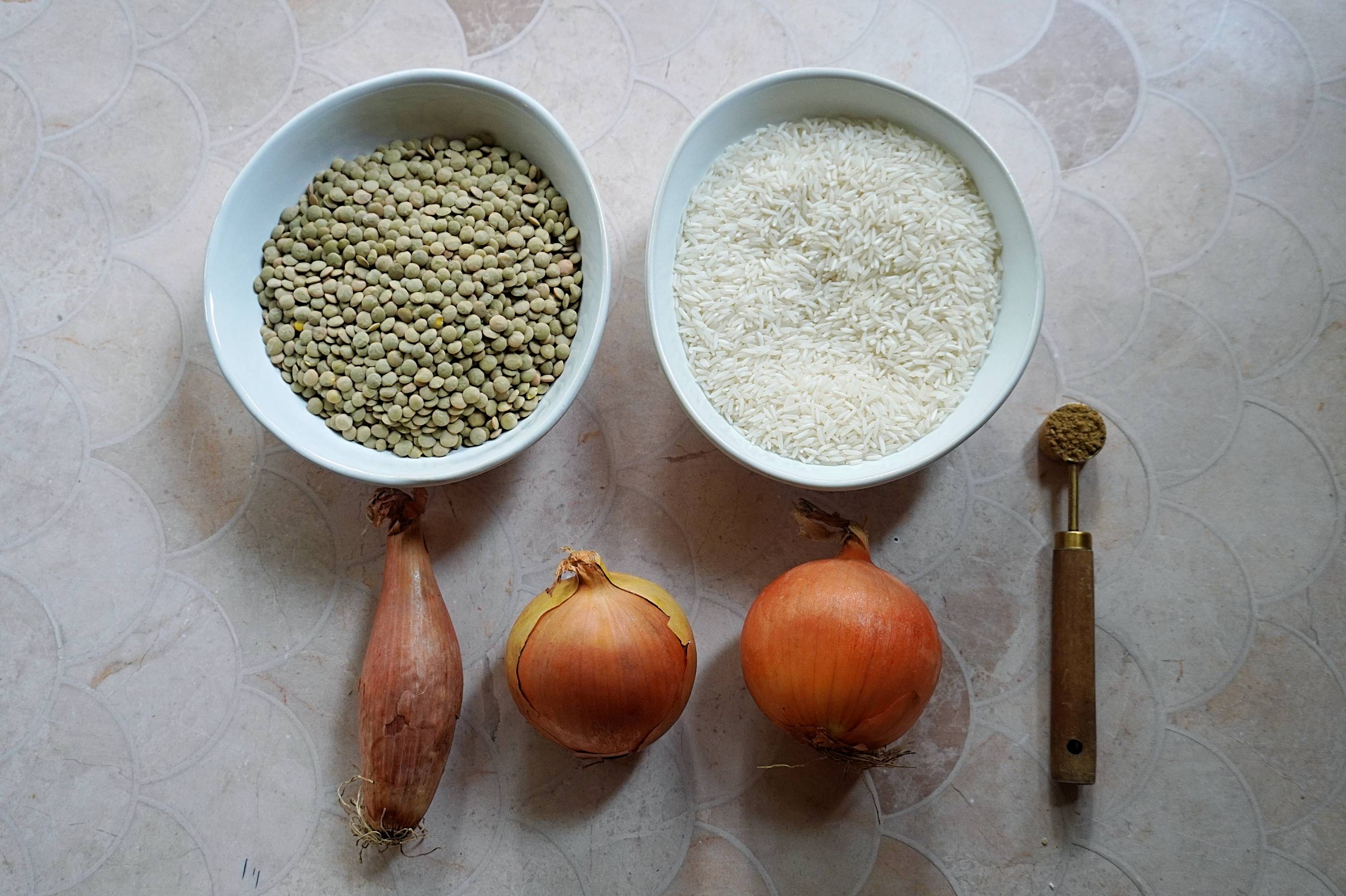 Lebanese Lentils & Rice (Mujadara) – But First, Food